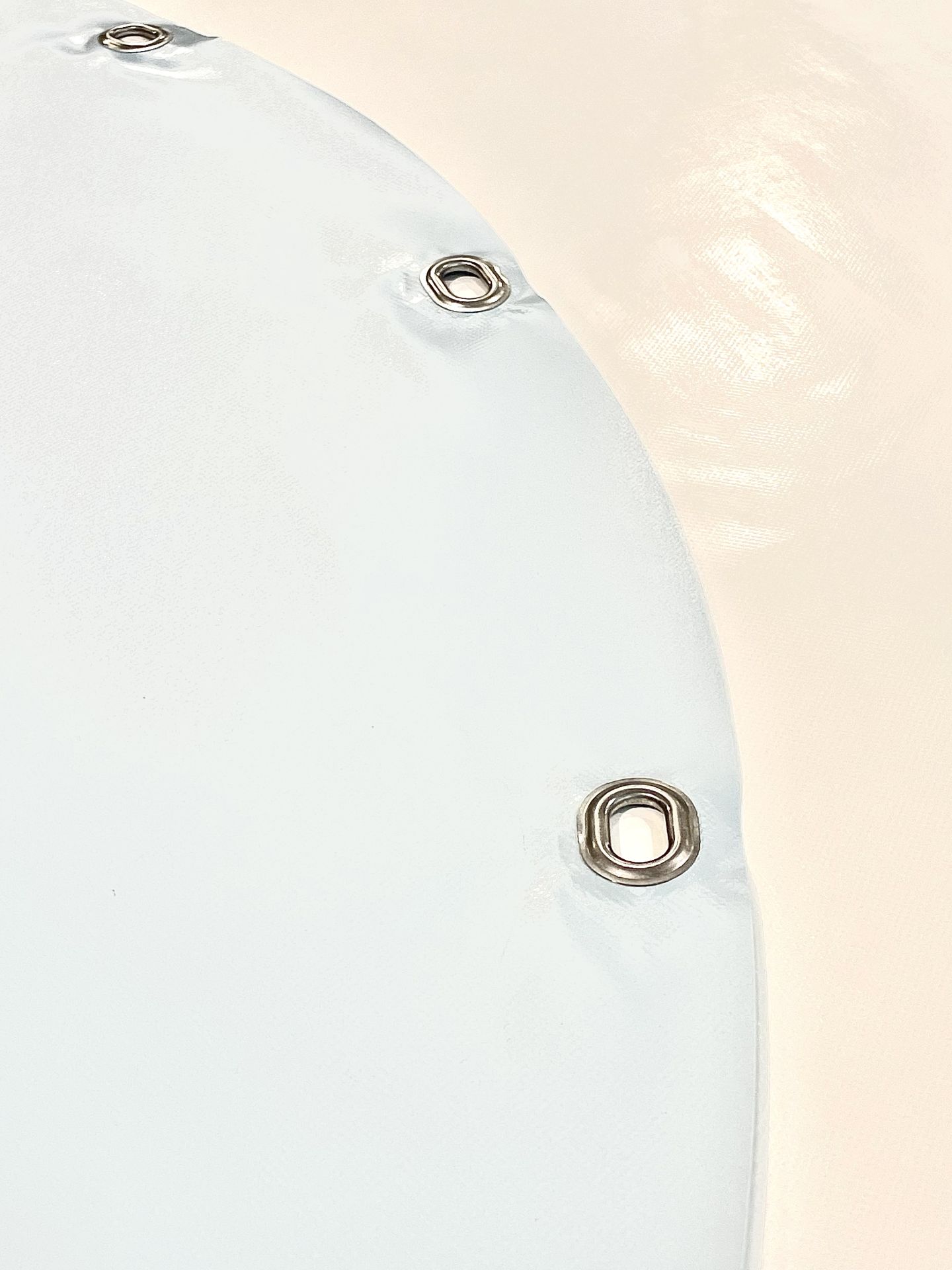 Rundplane ( Abdeckplane) PVC matt B1 schwer netflammbar