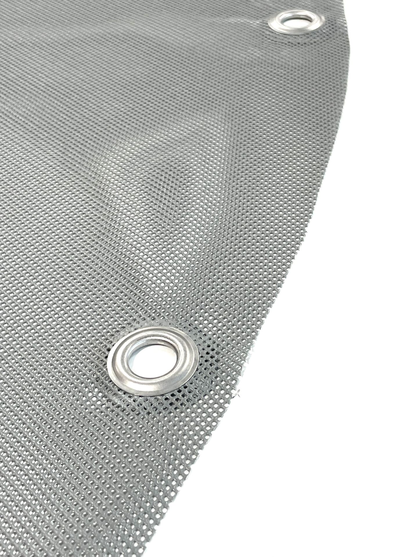 Runde Terrassenplane aus PVC Netz